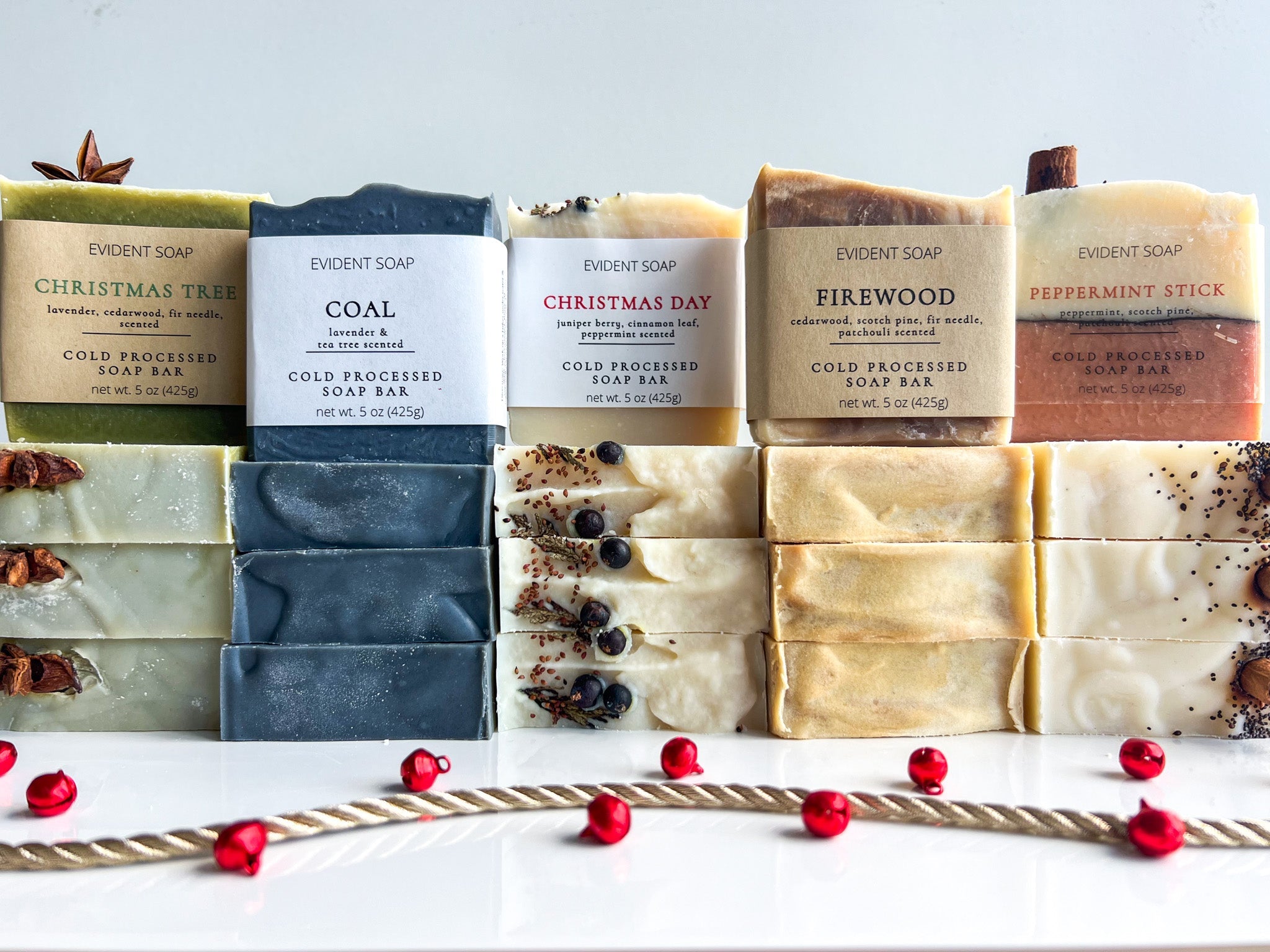 The Elements of Christmas- Winter Soap Collection | Evident Soap